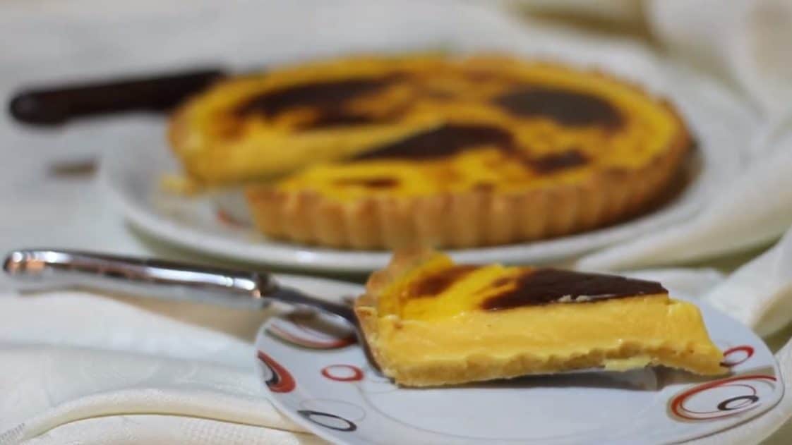 Receita de tarte de nata que é uma delícia