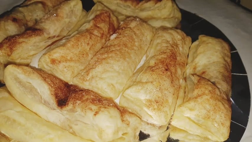 Receita de Folhados com Doce de Abóbora