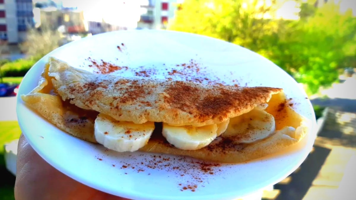 Receita da Crepioca com apenas dois ingredientes