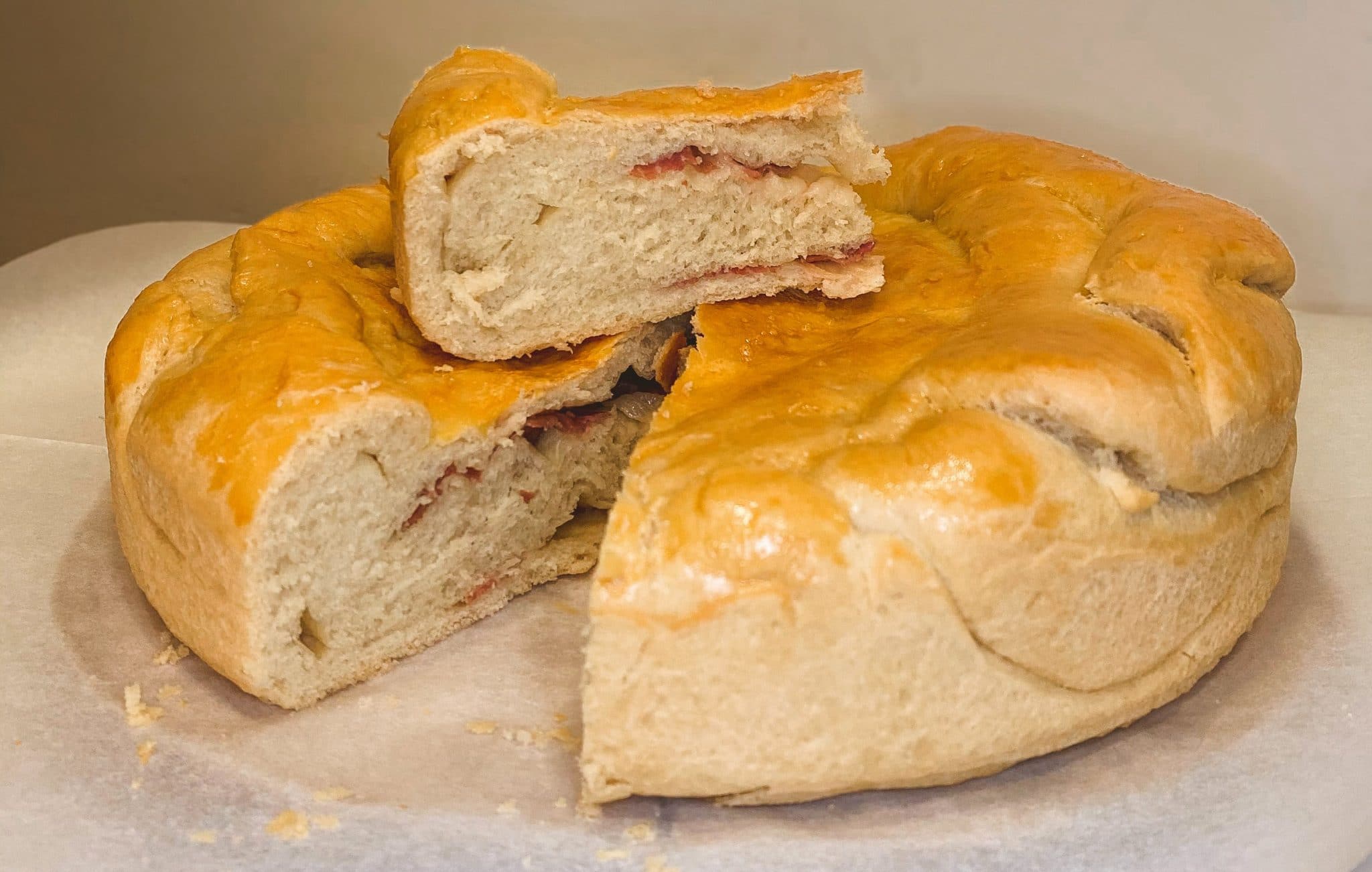 Receita do Folar de Presunto para domingo de Páscoa