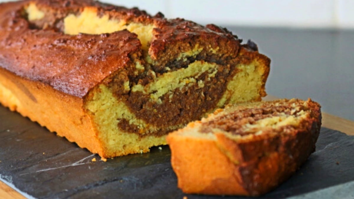 Receita do Bolo Mármore saudável e super fofinho