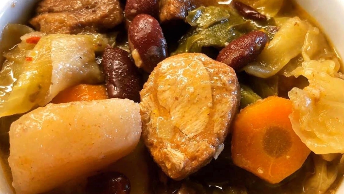 Receita de Cozido à Portuguesa muito tradicional e 100% vegetal