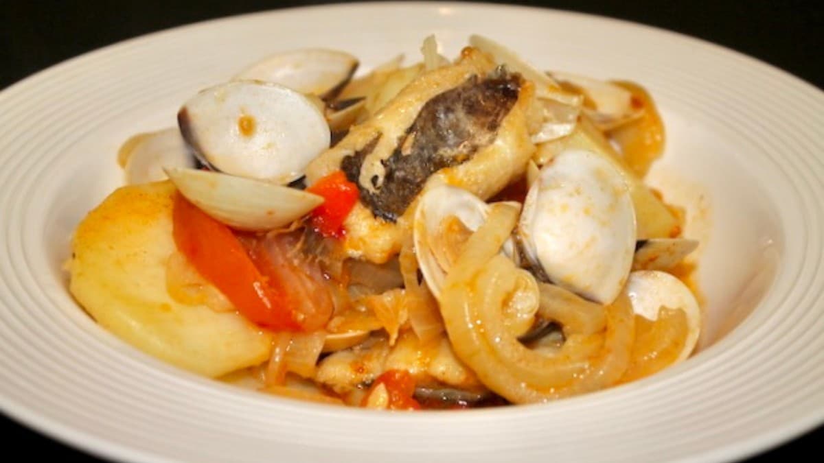 Receita da Caldeirada de Bacalhau muito fácil