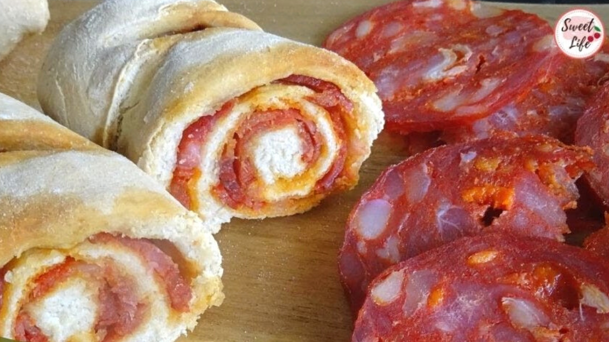 Receita de Pão com Chouriço fácil