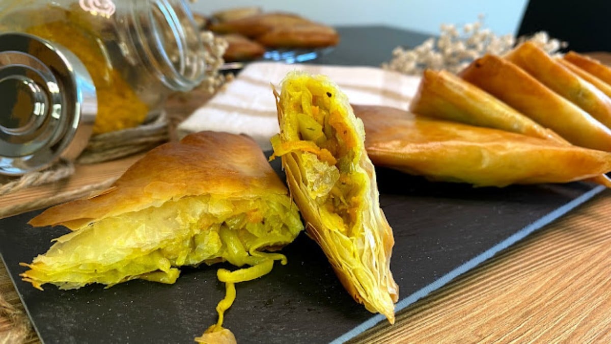 Receita de Chamuças de Legumes muito saborosas