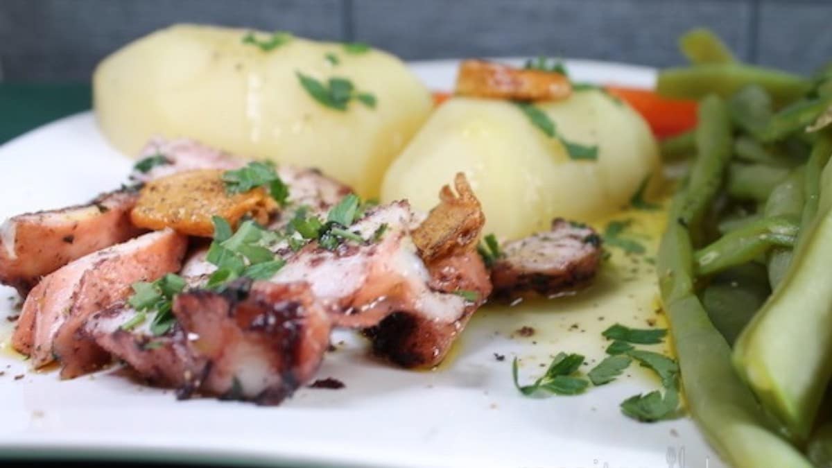 Receita do Polvo na Frigideira à Bernardino