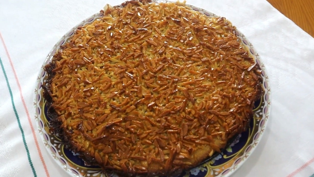 Receita da melhor Tarte de Amêndoa que já comi
