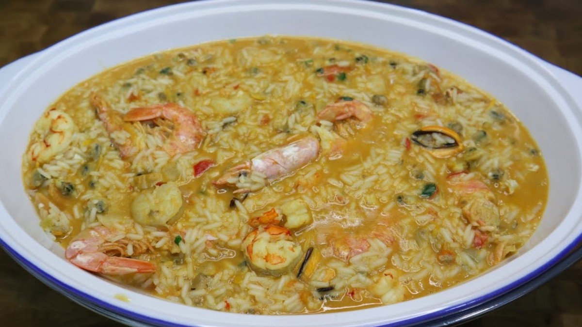 Receita de Arroz de Marisco