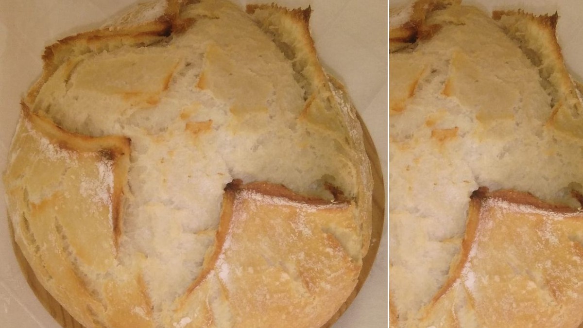 Receita de Pão Caseiro super fácil