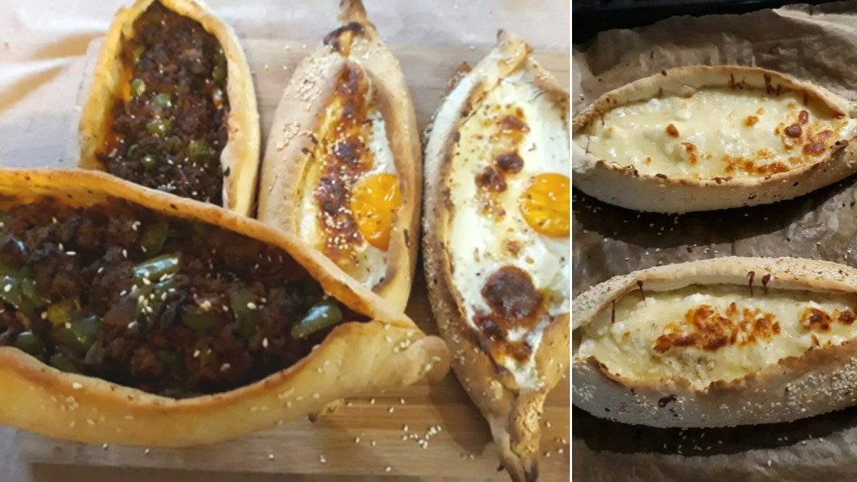 Receita de Pide com Dois Recheios