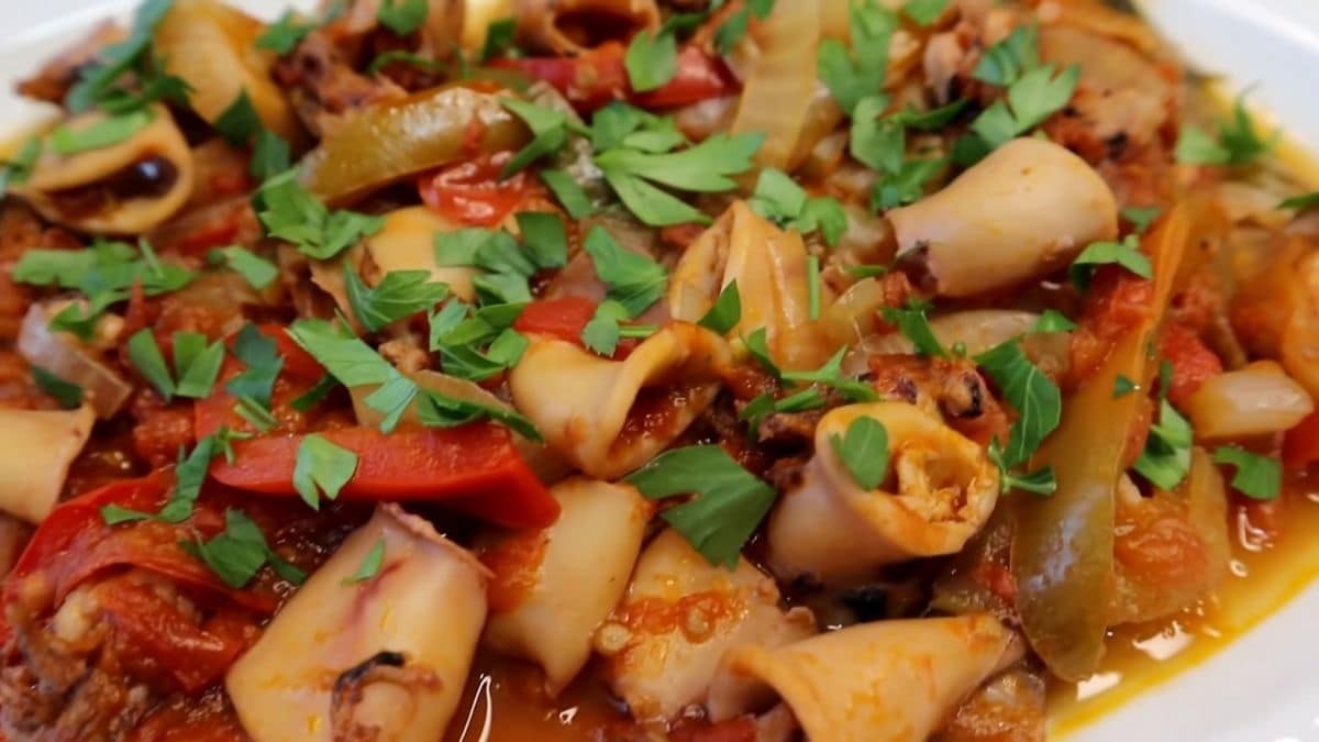 Receita da Caldeirada de Lulas