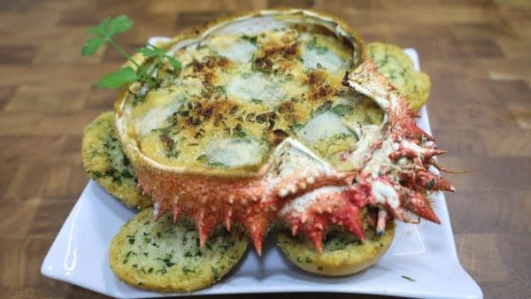 Receita de Santola Gratinada