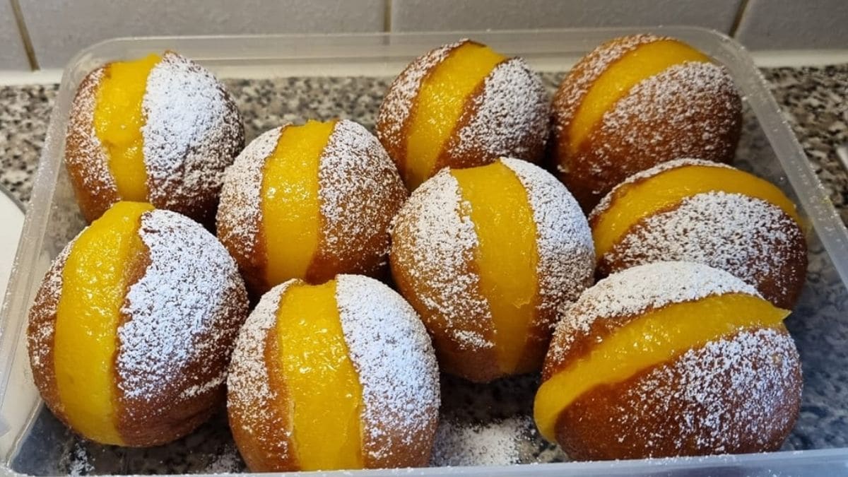 Receita de Bolas de Berlim