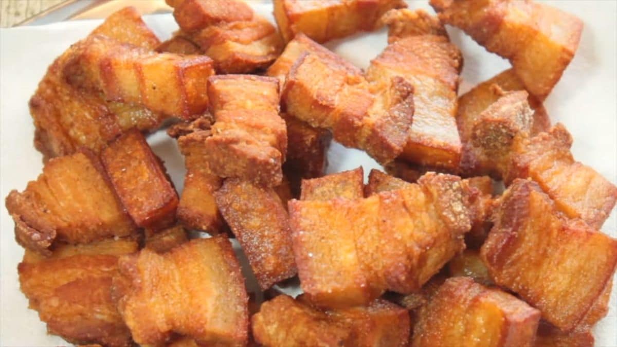 Receita de Torresmos à Bernardino