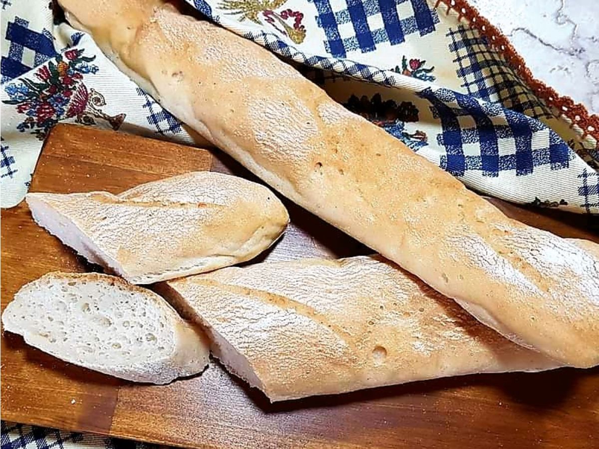 Receita de Baguete sem glúten