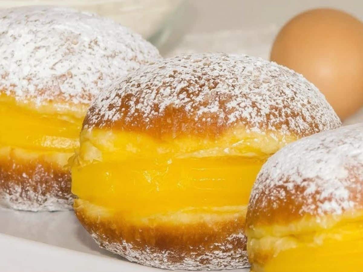 Receita das tradicionais Bolas de Berlim super fofas