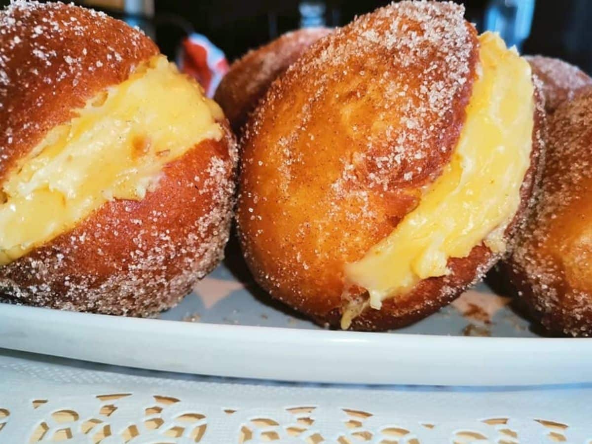 Receita das melhores Bolas de Berlim