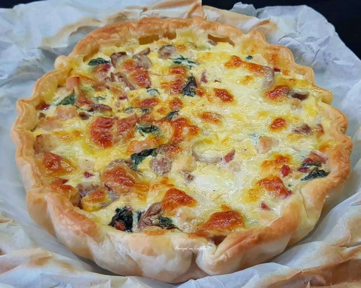 Receita da Quiche deliciosa e prática