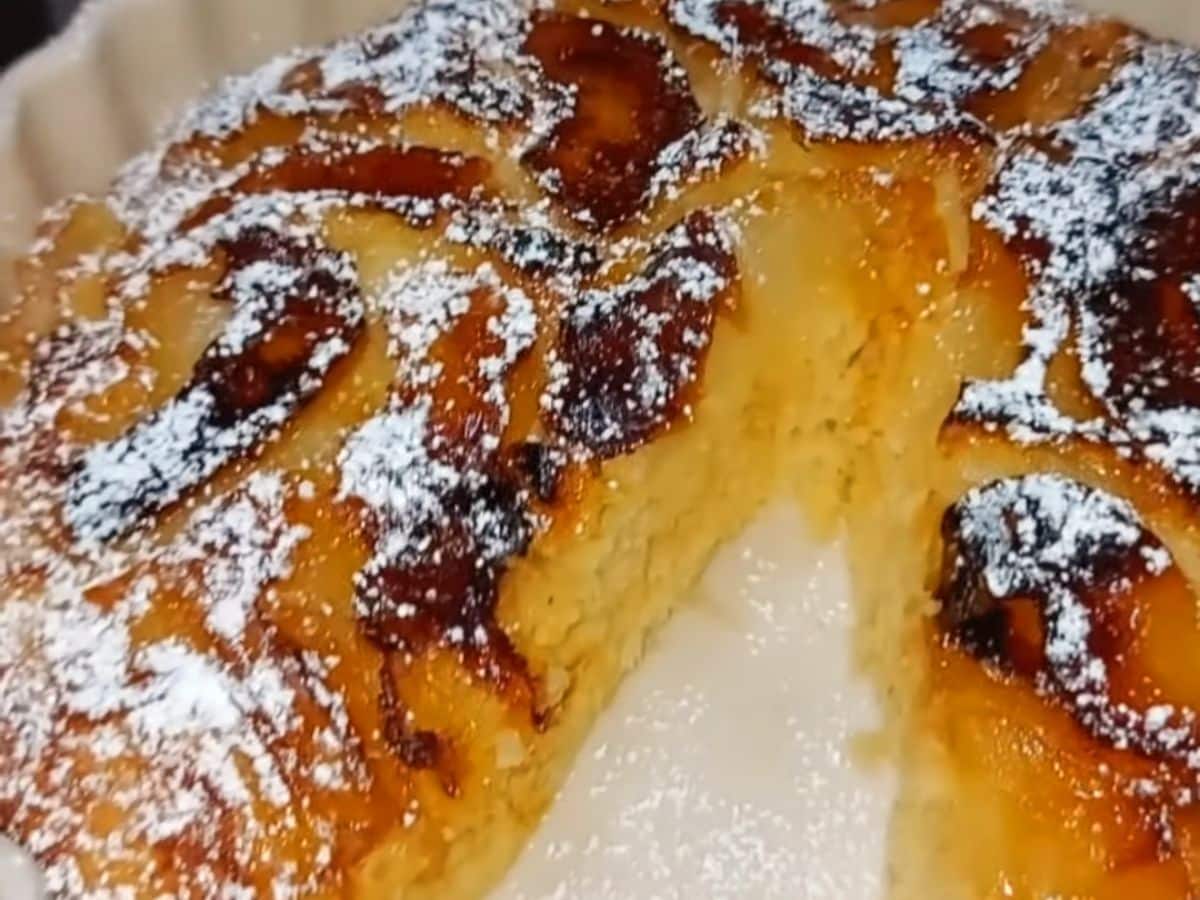 Receita da Tarte de Maçã na Frigideira que é mesmo uma delícia