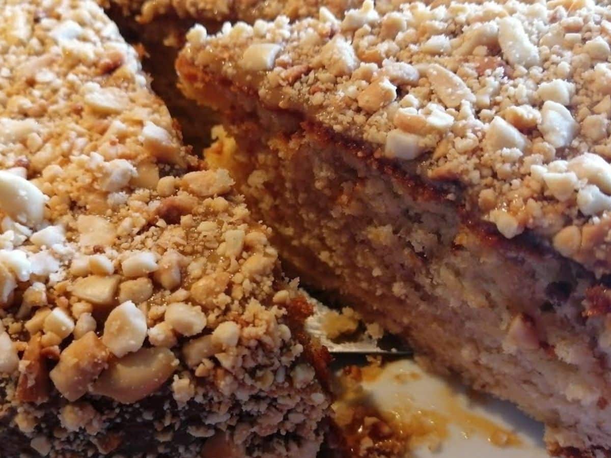 Receita do delicioso Bolo de Amendoim