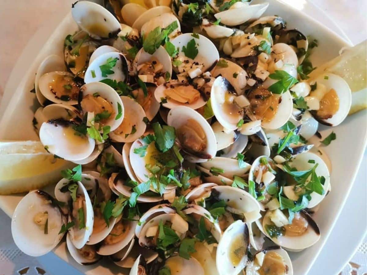 Receita de Amêijoas à Bulhão Pato