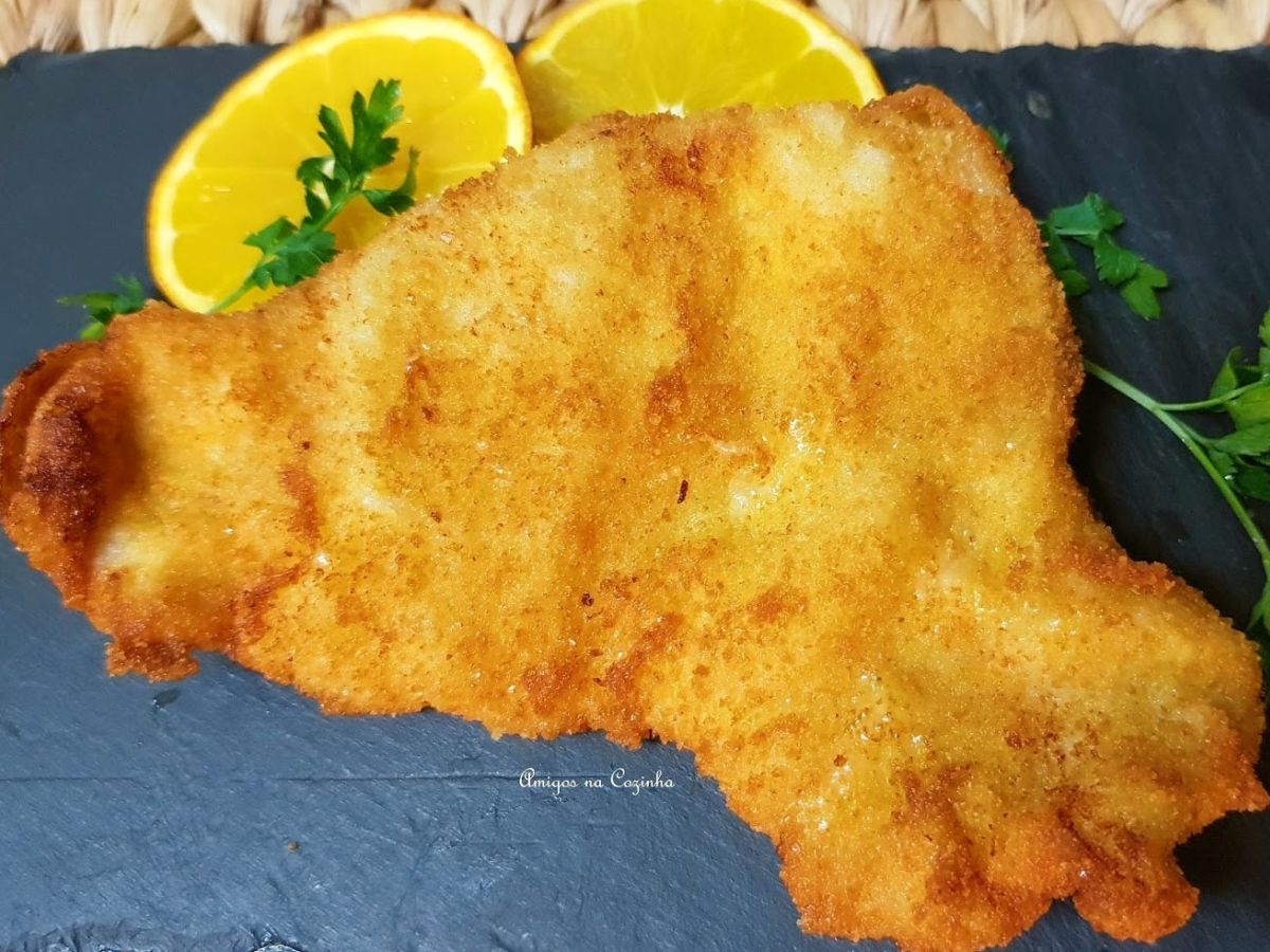 Receita de Bife de Peru Panado