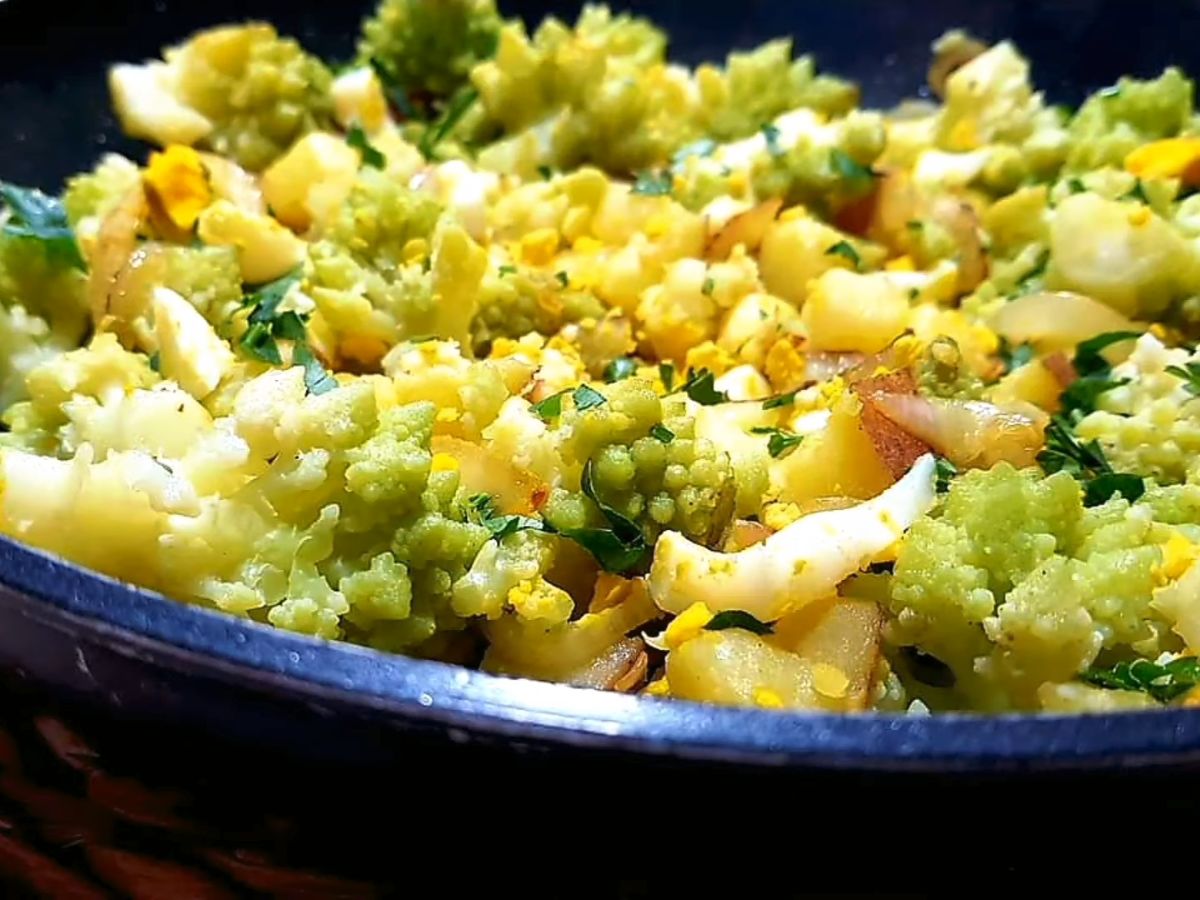 Receita de Couve Romanesco Salteada
