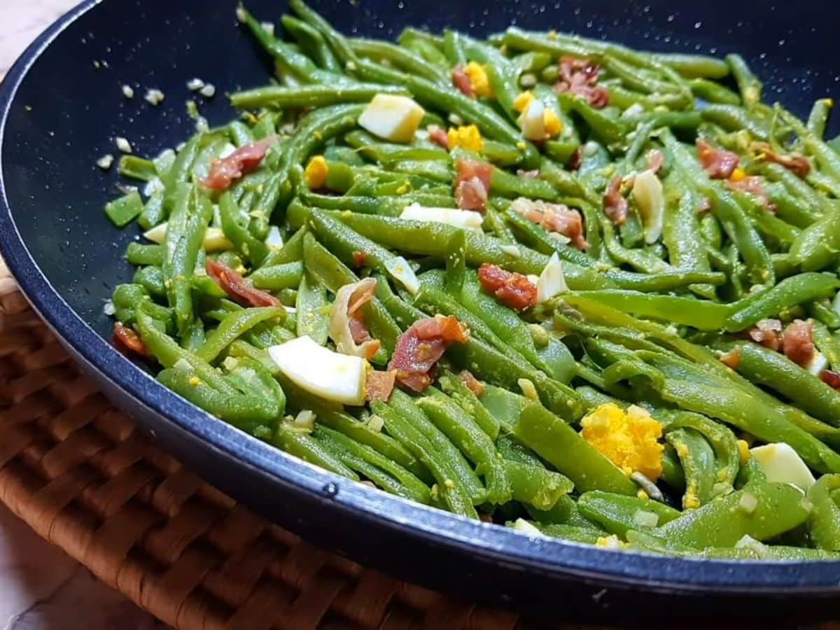 Receita simples e fácil de Feijão Verde Salteado Receita simples e fácil de Feijão Verde Salteado