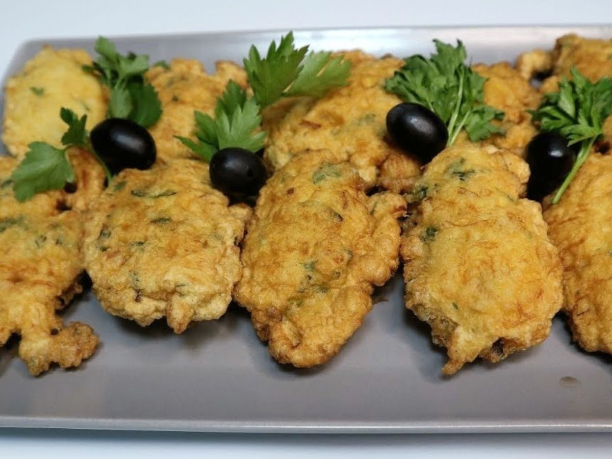 Receita das Pataniscas de Bacalhau