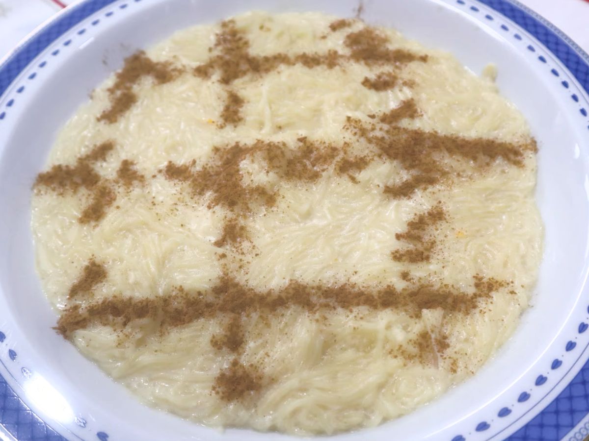 Receita da Aletria do Natal