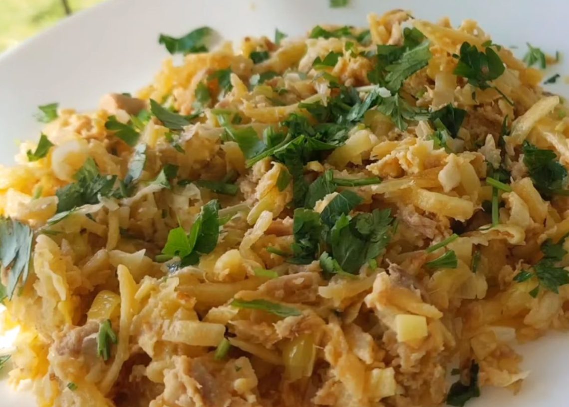 Receita de Atum à Brás super fácil