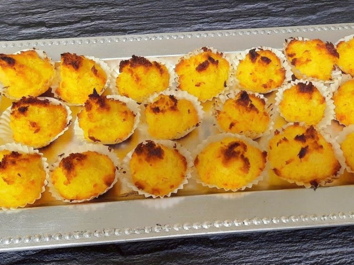 Receita dos Bolinhos de Coco