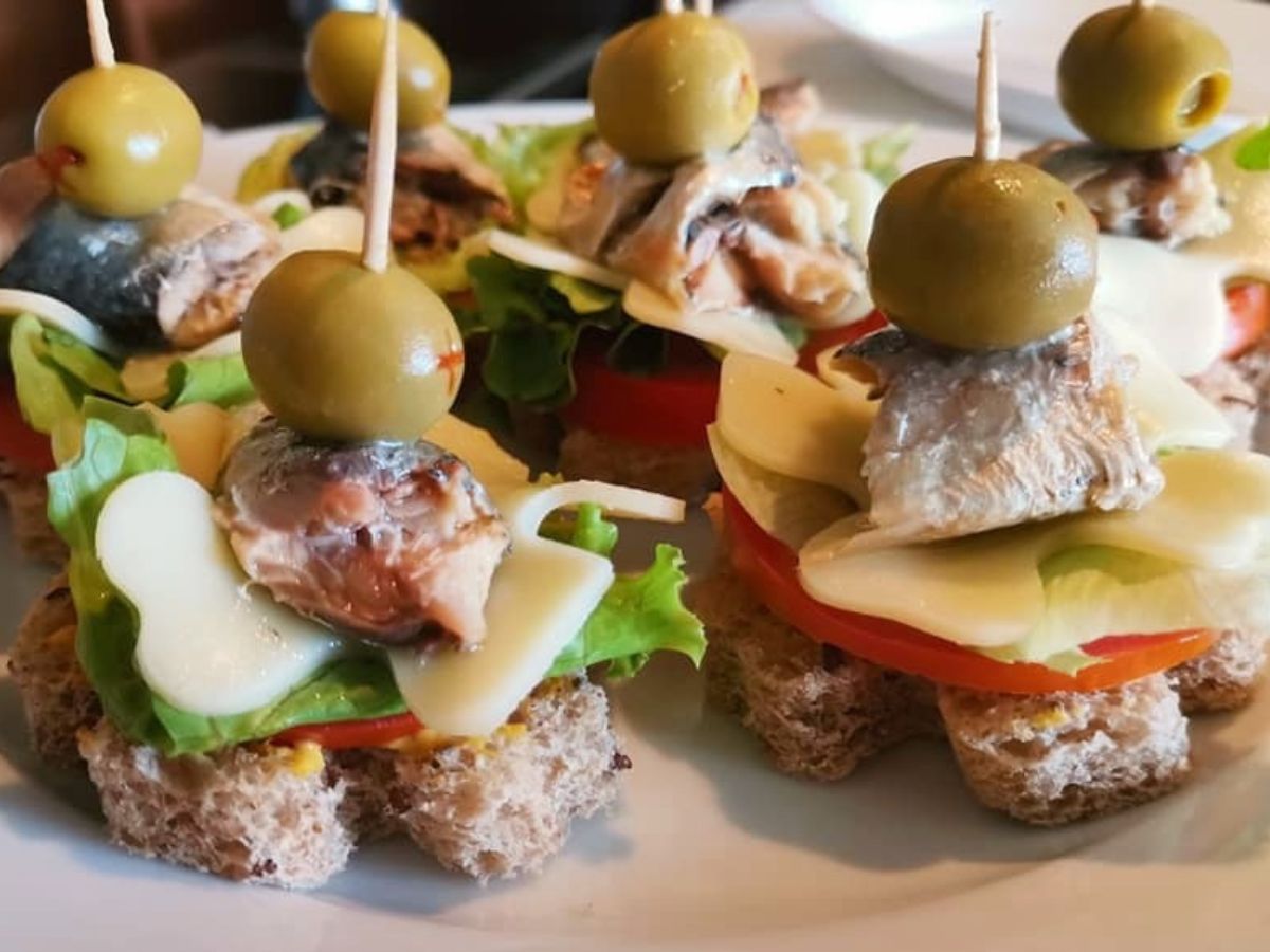 Receita de Canapés de Sardinha