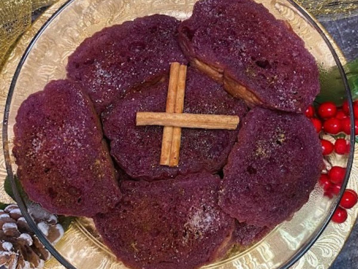 Receita bem antiga de Rabanadas de Vinho Tinto