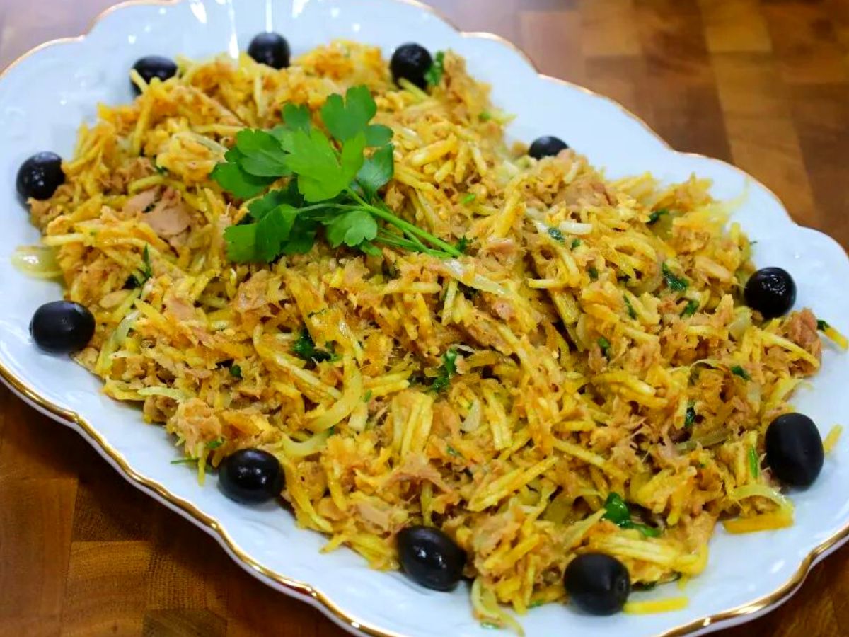 Receita de Atum à Brás