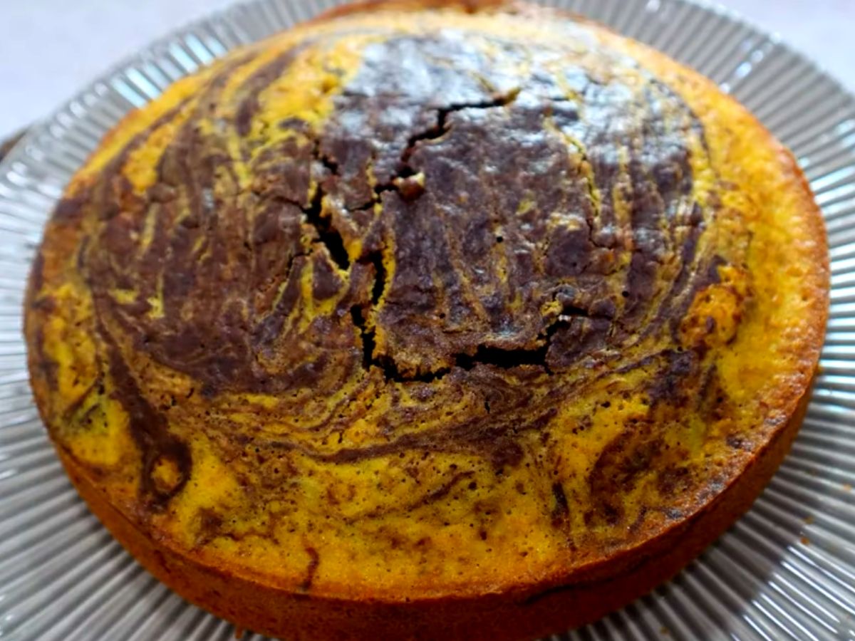 Receita do Bolo Mármore de Cenoura