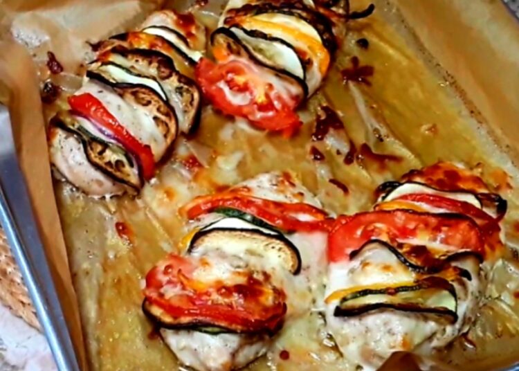 Receita De Peitos De Frango Recheados Com Legumes Receitas De