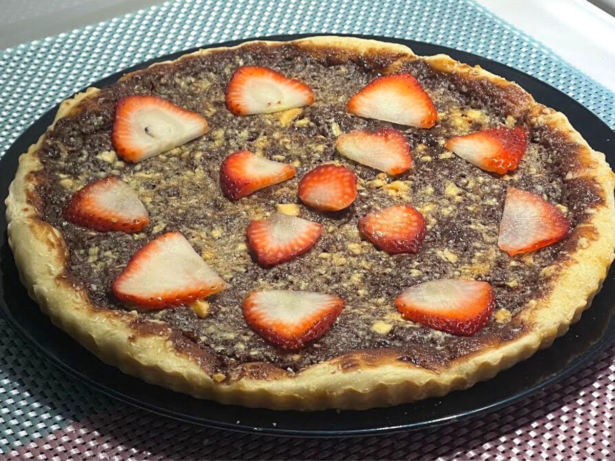 Receita da Pizza de Chocolate