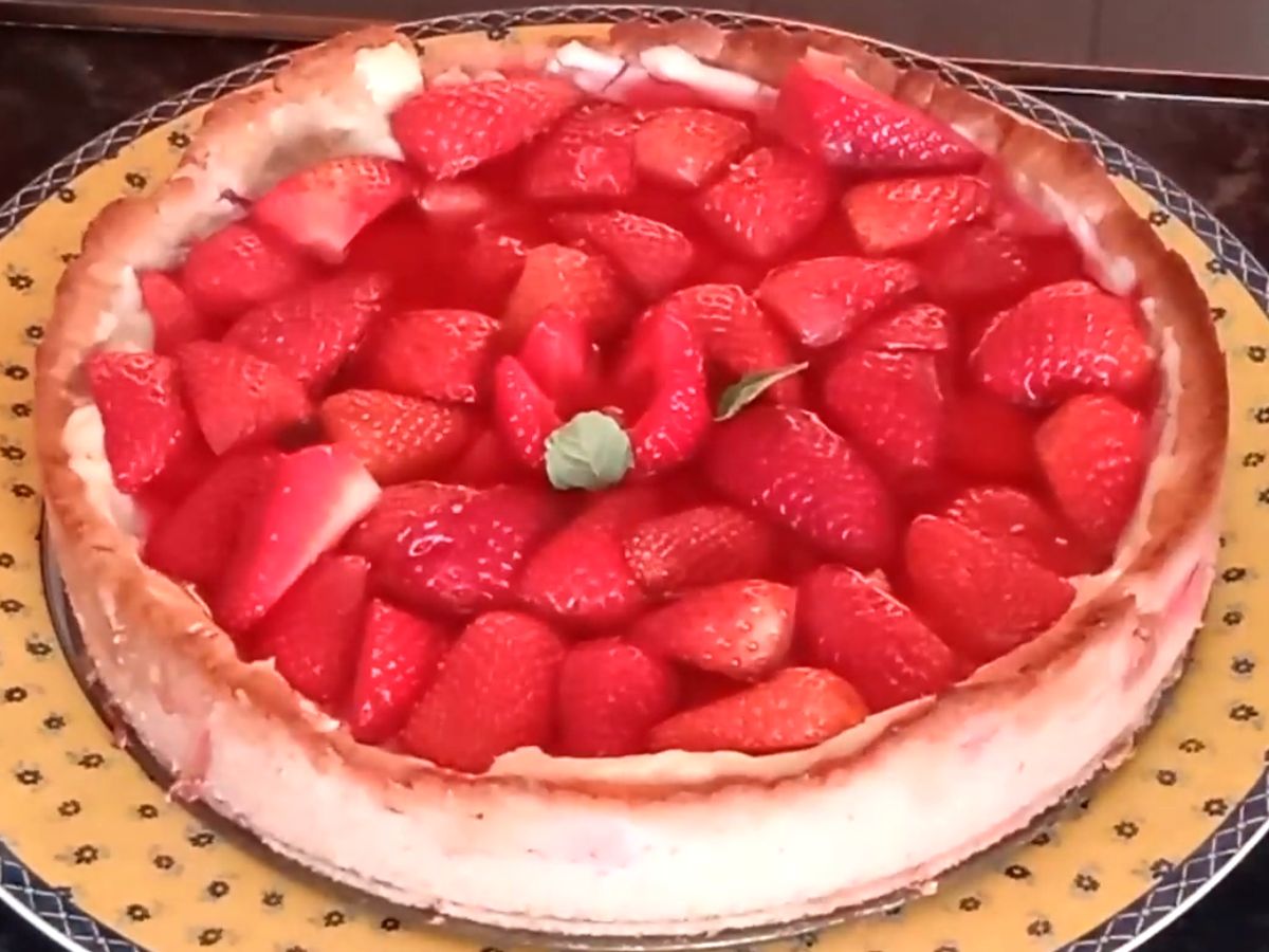 Receita da Torta de Morango