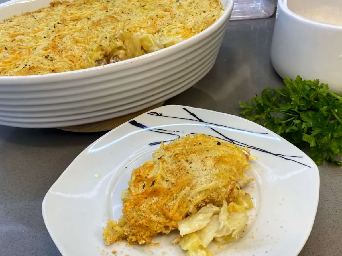 Receita de Bacalhau com Natas