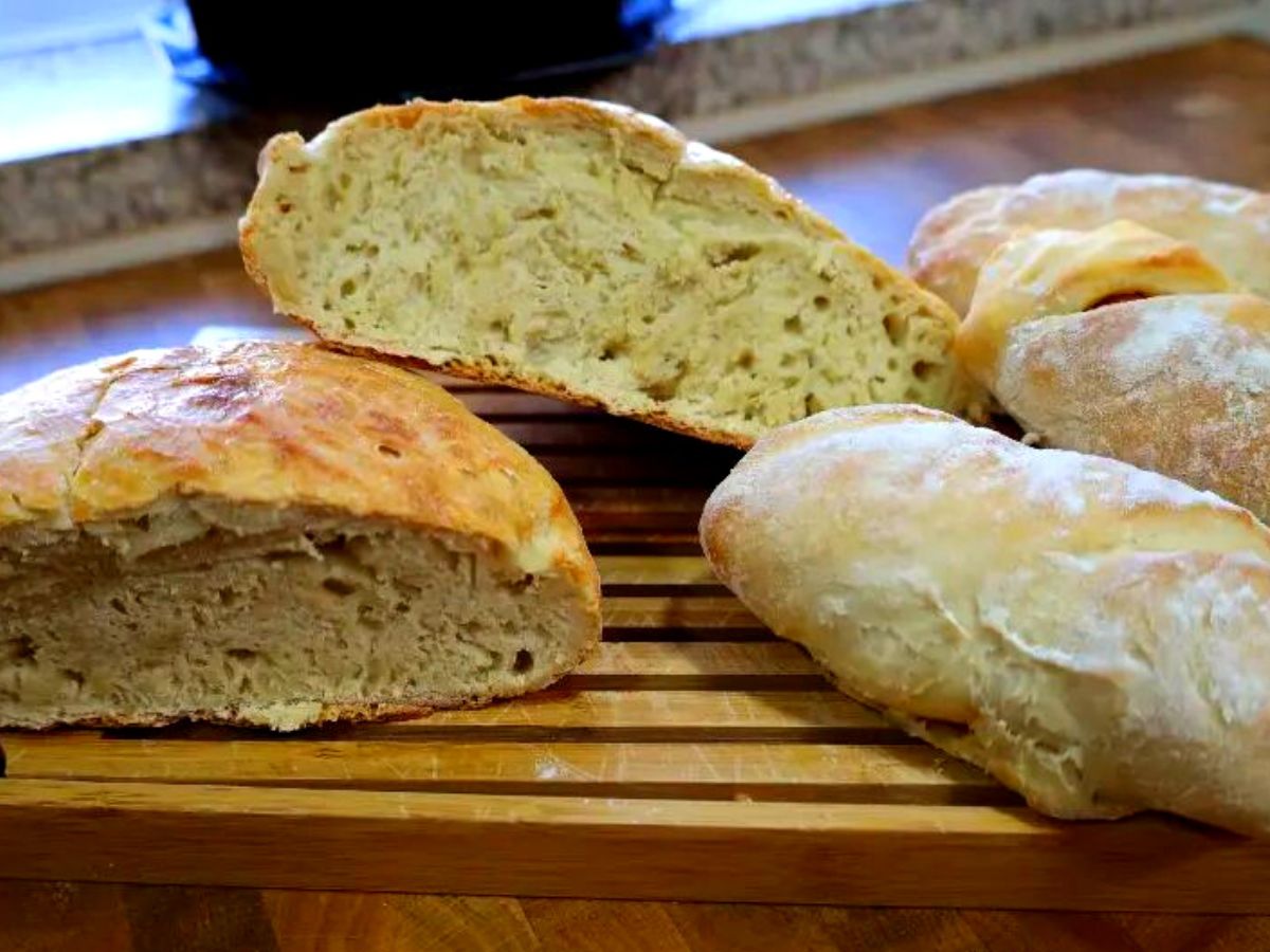 Receita de Pão Caseiro sem precisar de amassar