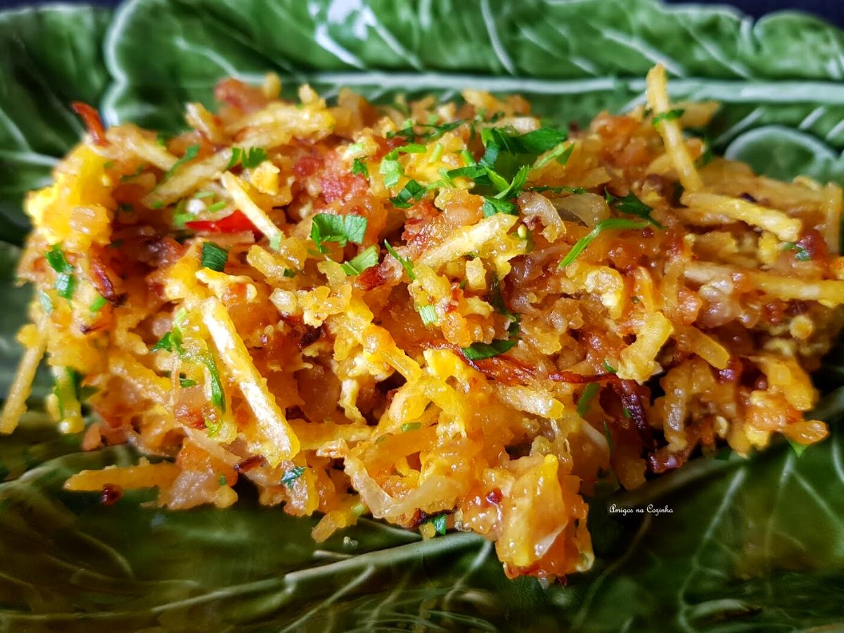 Receita de Farinheira de Porco Preto à Brás