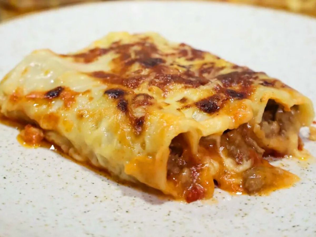 Receita de Canelones de Carne Receita de Canelones de Carne