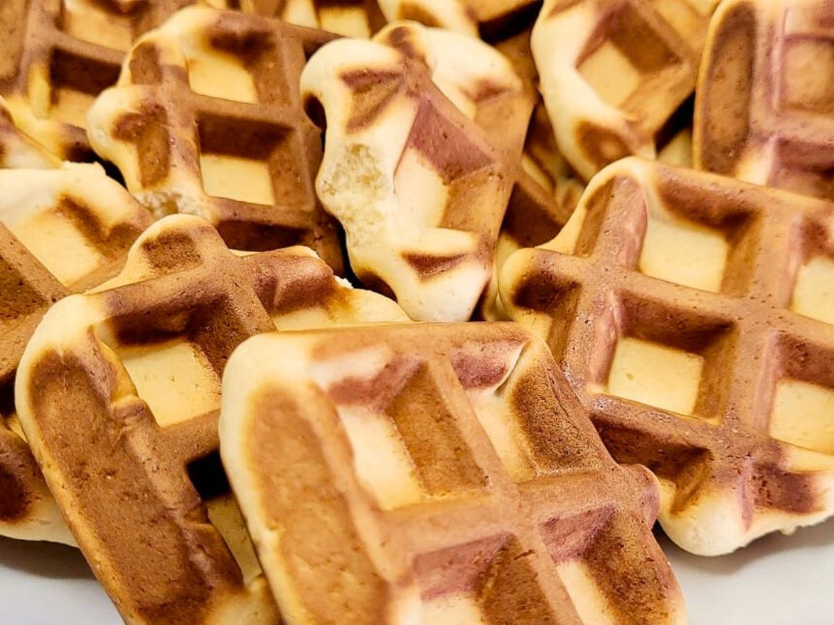 Receita de Waffles que tem mesmo de fazer
