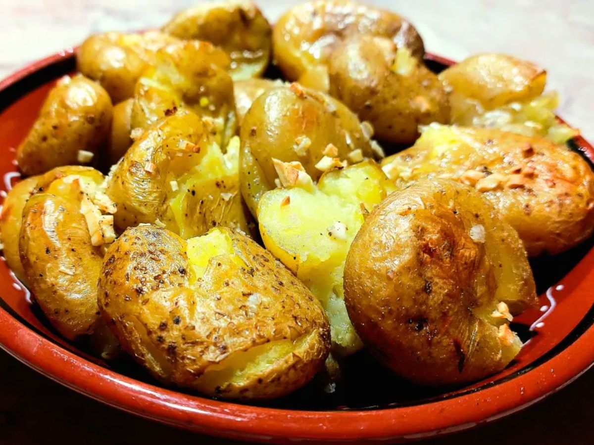 Receita de Batatas à Murro de forma mais simples e rápida