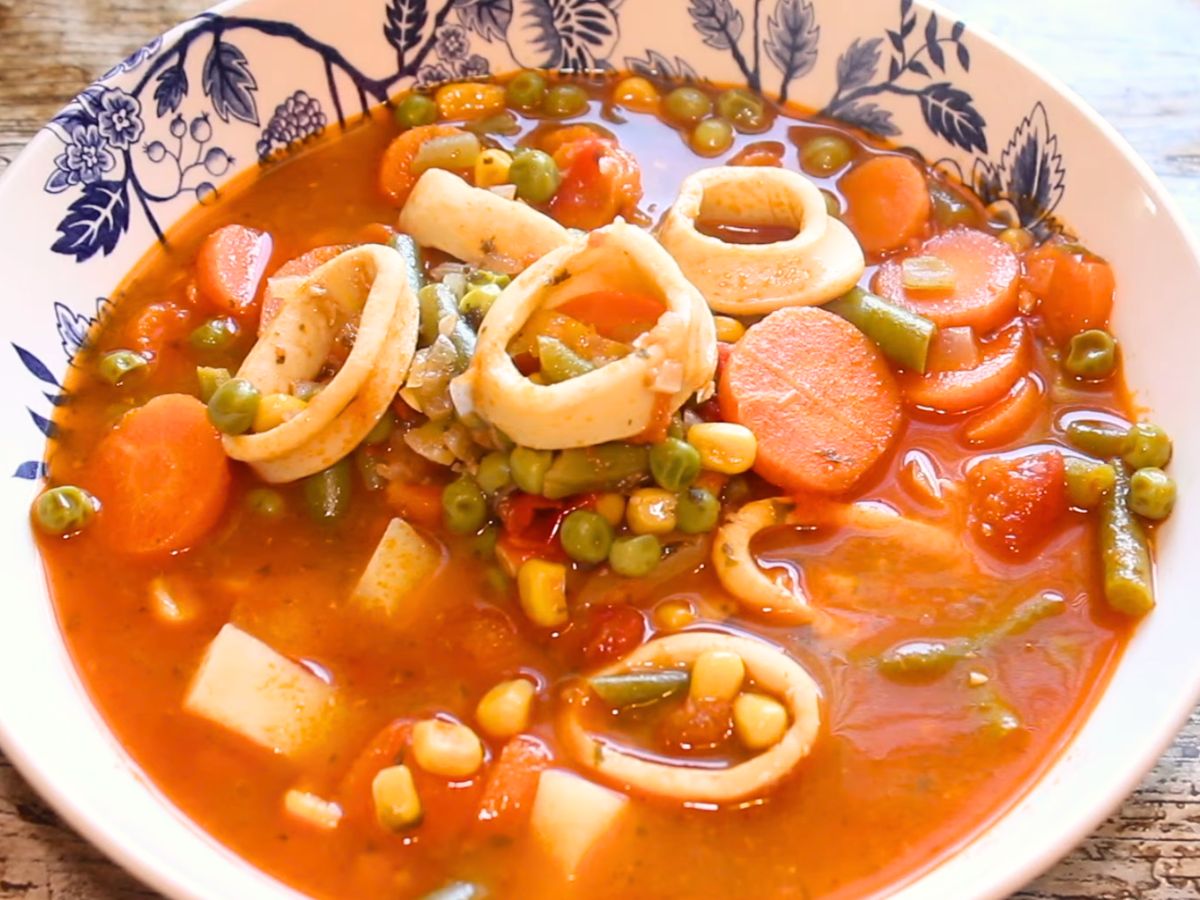 Receita da deliciosa Jardineira de Lulas