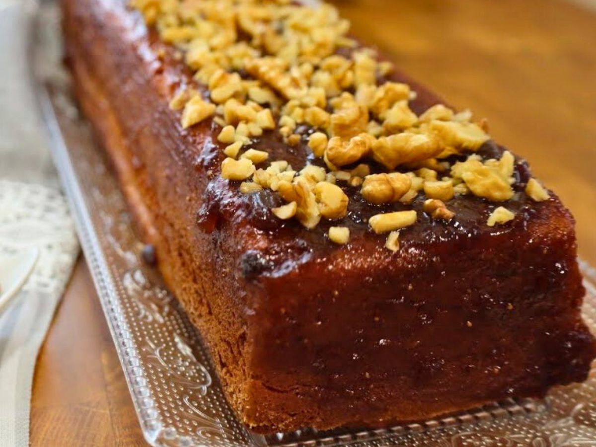 Receita do Bolo de Nozes