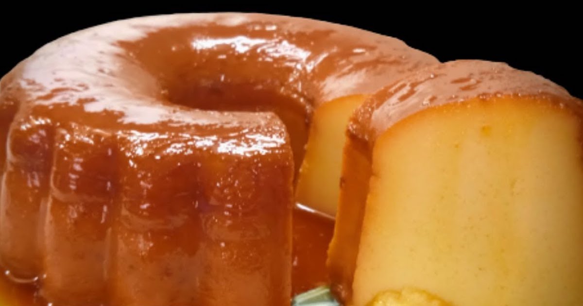 Receita de Pudim com apenas 3 ingredientes