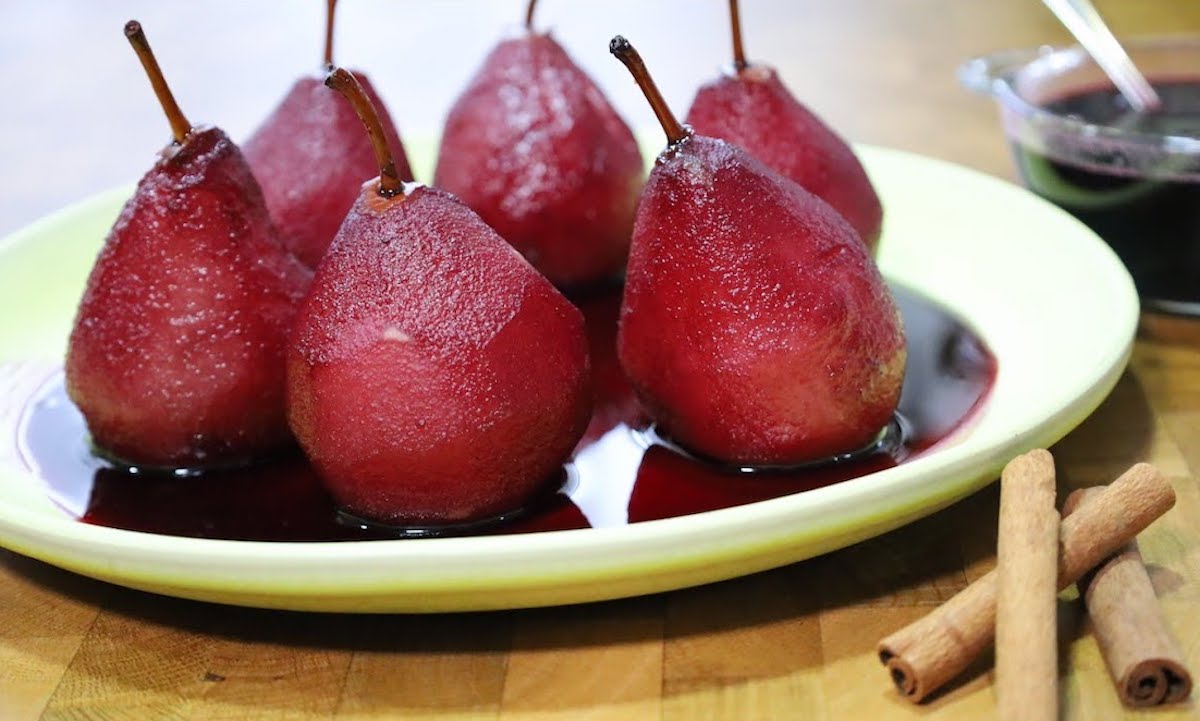 Receita fácil de Pêras Bêbedas